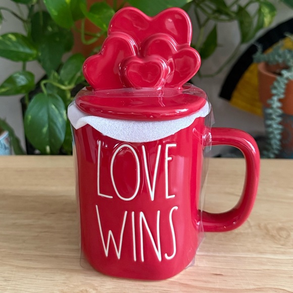 Rae Dunn | Holiday | Rae Dunn Love Wins 6 Ounce Bright Red Valentines ...